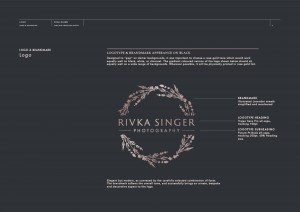 Rivka Singer Photography - Brand Identity - JM Graphic Design