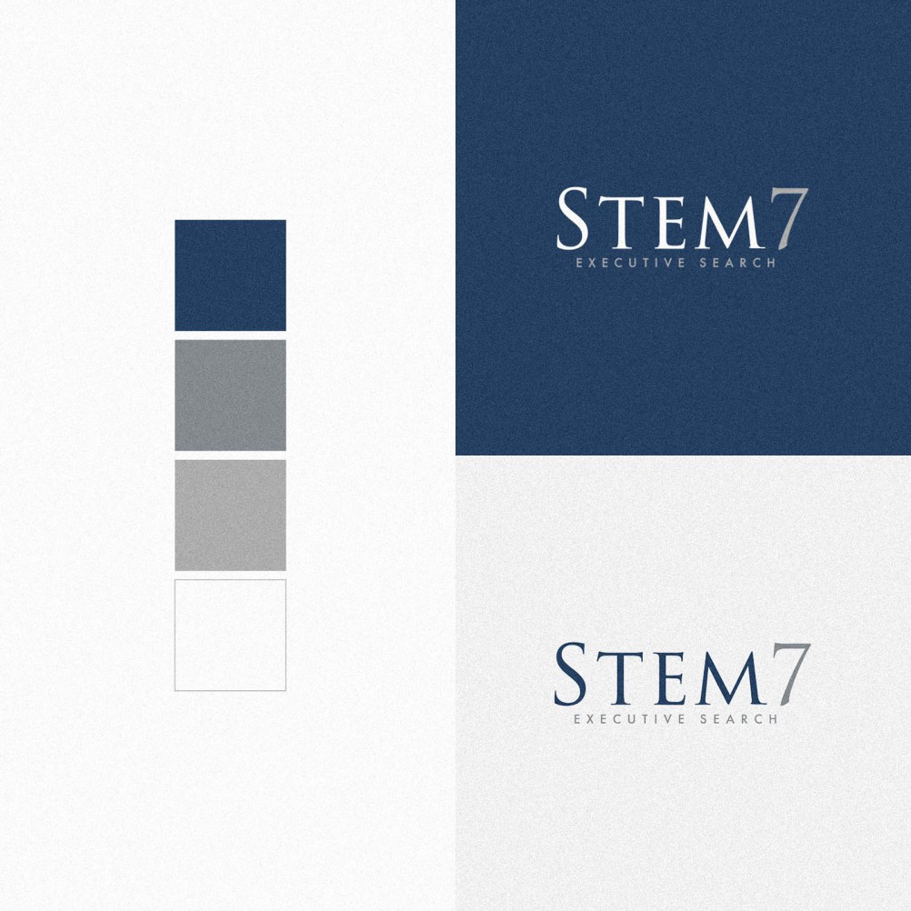 Stem7 Executive Search - Brand Identity Design - JM Graphic Design