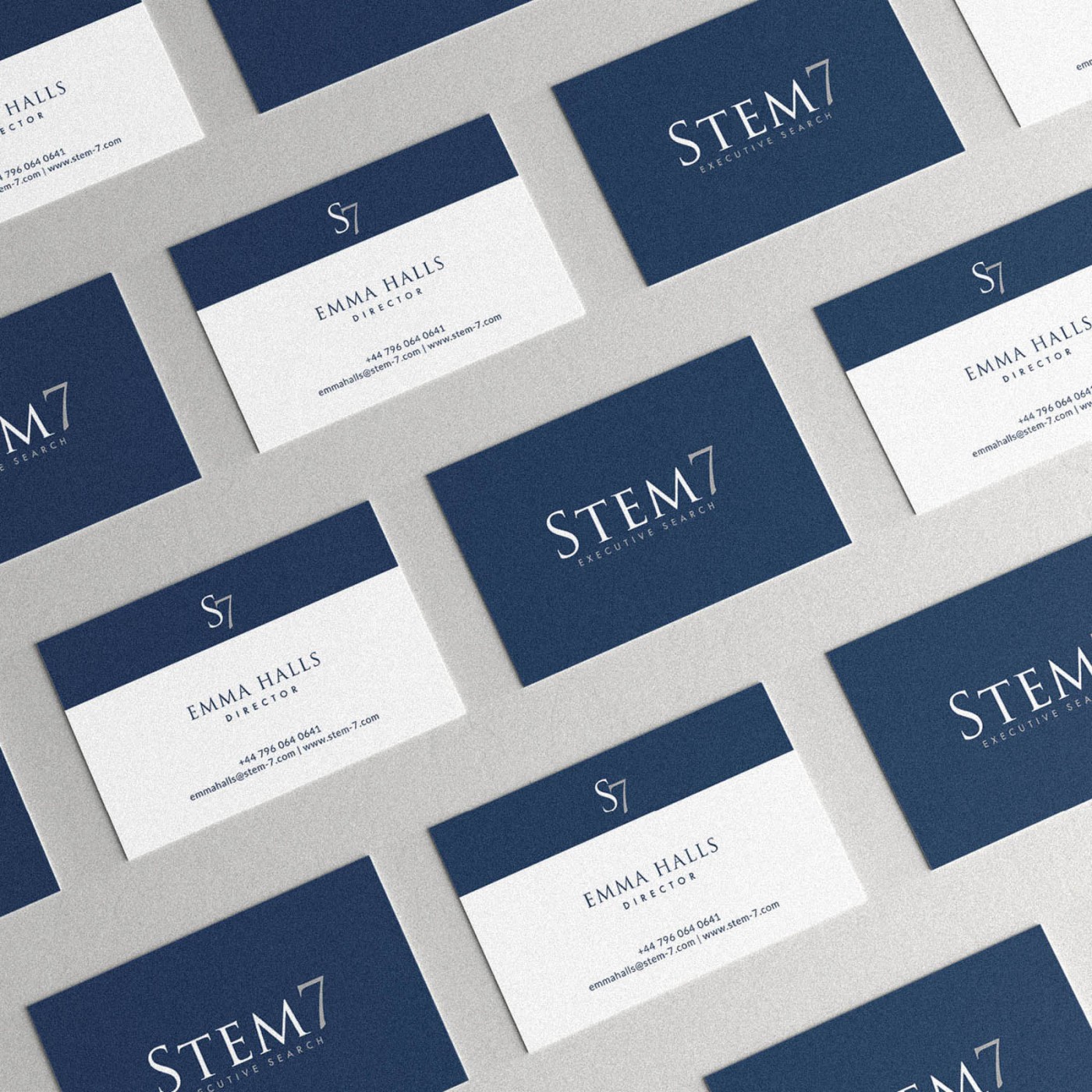 Stem7 Executive Search - Brand Identity Design - JM Graphic Design