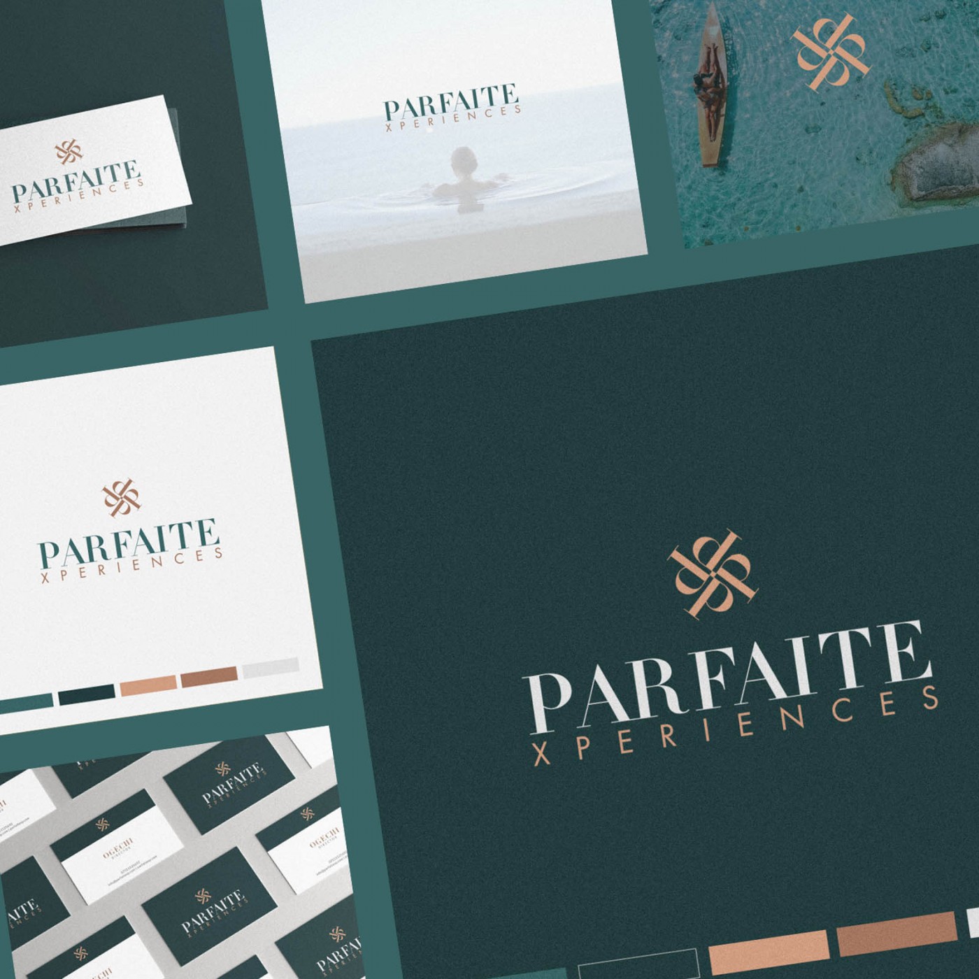 Parfaite Xperiences - Brand Identity Design - JM Graphic Design