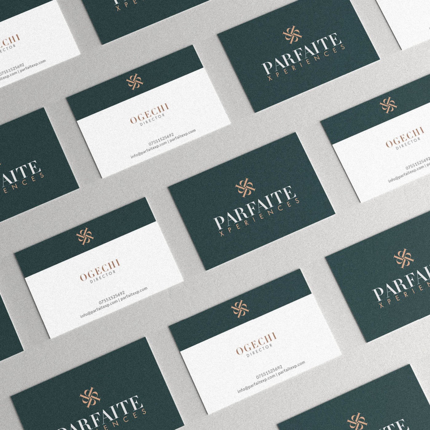 Parfaite Xperiences - Brand Identity Design - JM Graphic Design