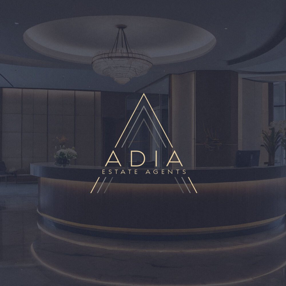 Adia Estate Agents Brand Identity Design - JM Graphic Design