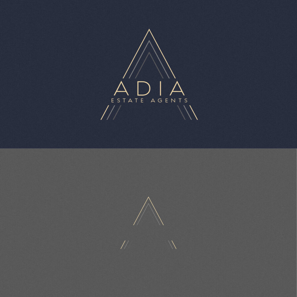 Adia Estate Agents Brand Identity Design Jm Graphic Design